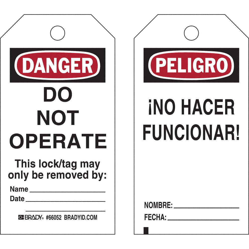 Etiqueta de Peligro Poliester 5-3/4" x 3" Danger - Grainger México ...