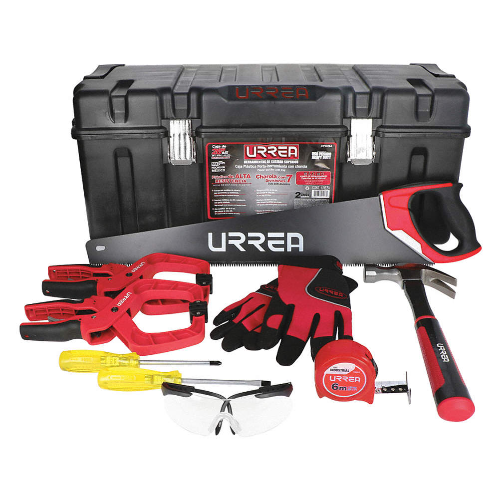 Kit de Herramientas Profesionales marca URREA, Numero de Piezas 10 ...