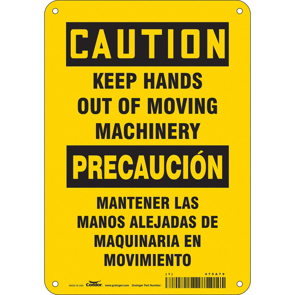 Letrero de Seguridad, Encabezado Caution/Precaucion, Material Plastico ...